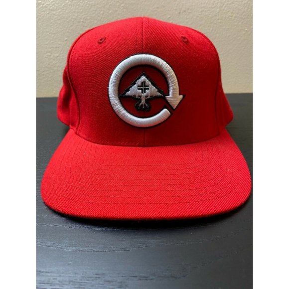 Lrg | Accessories | Lrg Lifted Research Group True Heads Snapback Hat Red Tree Logo Starter ...